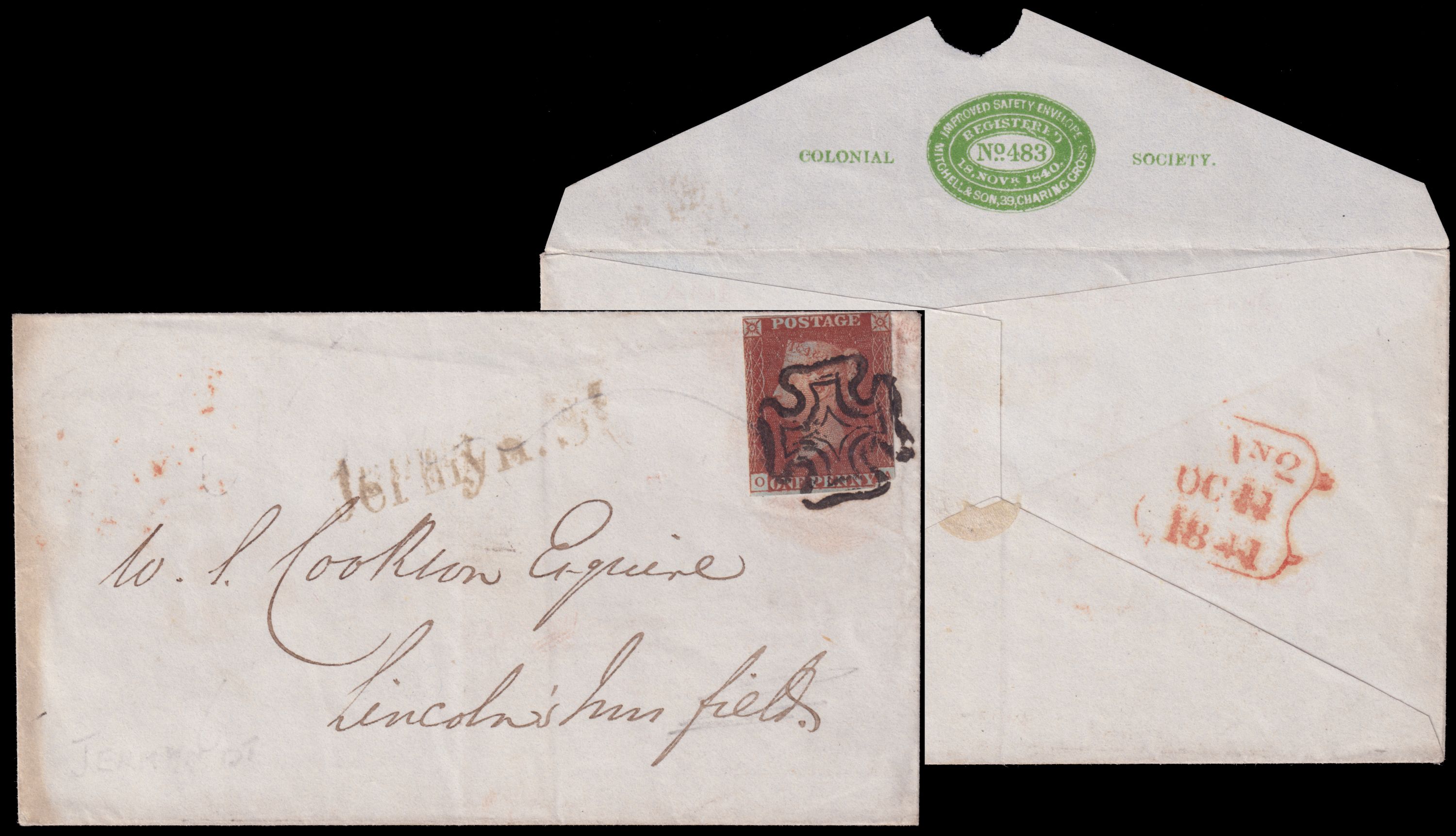 The first postage stamp - The first stamps and postal stationery in the ...