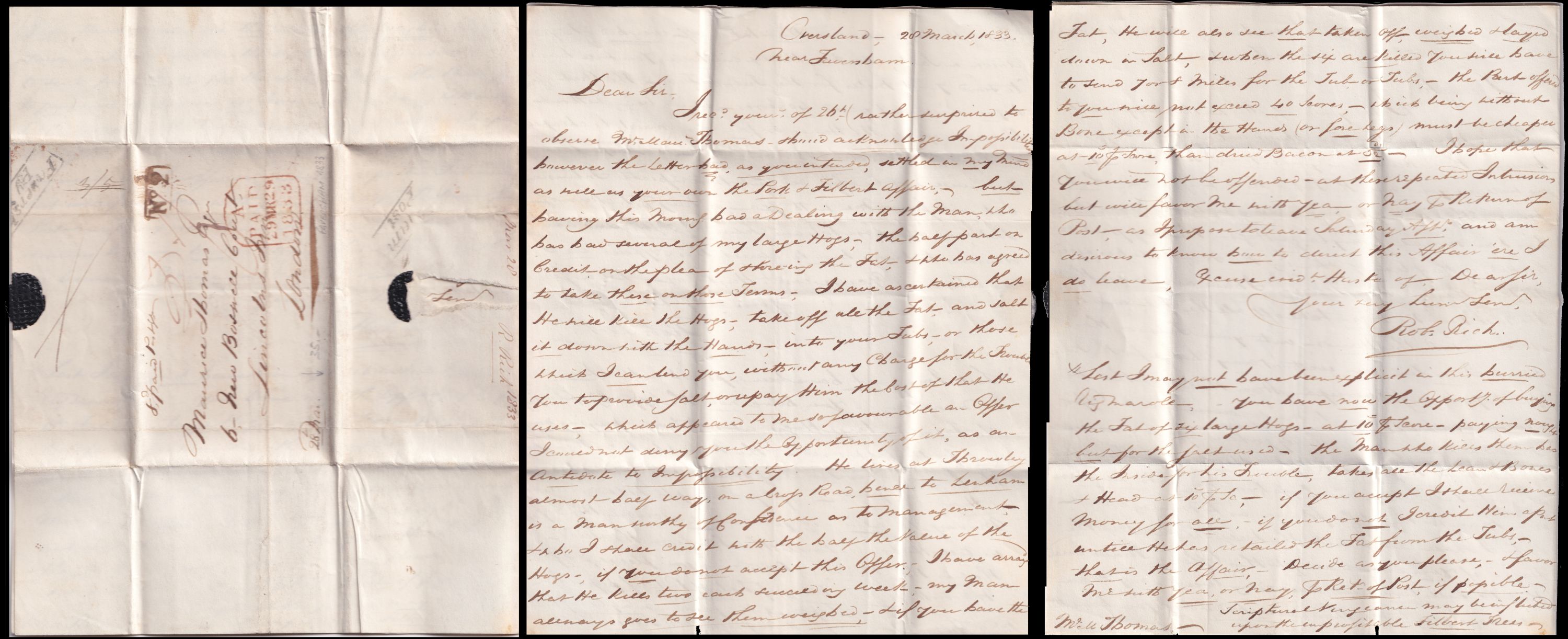 The first postage stamp - The first stamps and postal stationery in the ...